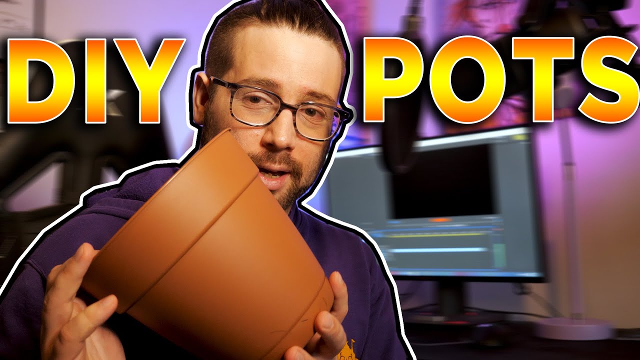 DIY Flower Pot Props for Juggling - YouTube