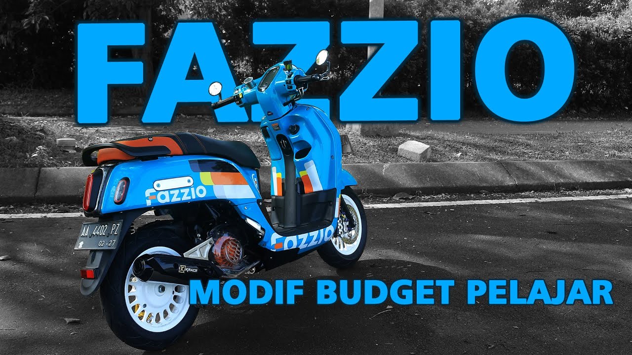 YAMAHA FAZZIO MODIF || BUDGET PELAJAR SIAP MEJENG - YouTube