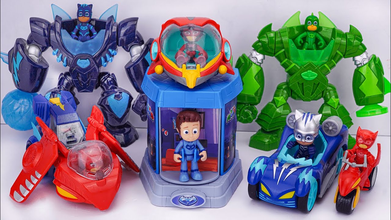 PJ Masks : 121 min Compilation - Satisfying Unboxing Power Heroes Hero ...