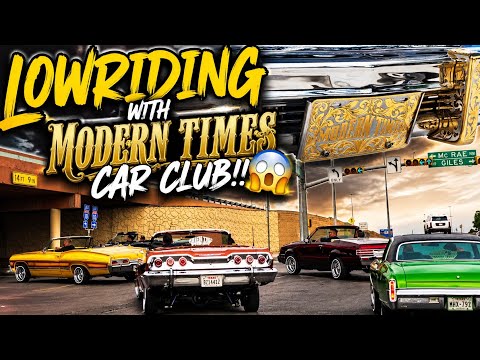 LOWRIDING WITH MODERN TIMES CAR CLUB!! 😱
