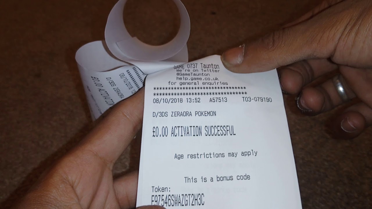 FREE LEGENDARY ZERAORA POKEMON CODES - YouTube