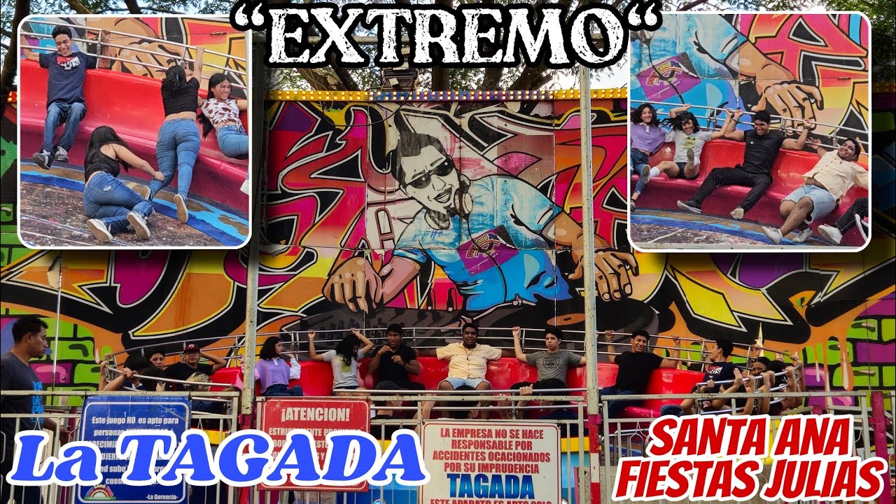 El Juego Mecánico "Más extremo" Santa Ana El Salvador " Tagada" - YouTube