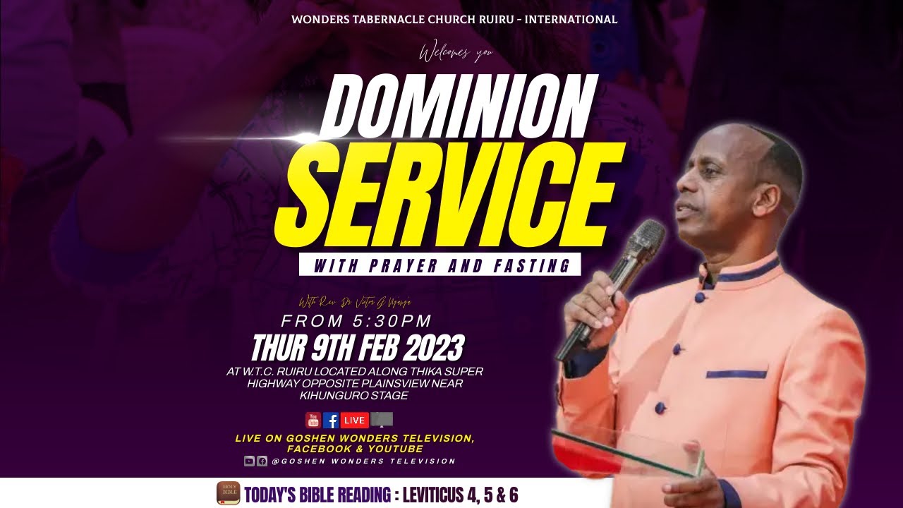 THURSDAY DOMINION SERVICE | 9th February 2023 - YouTube