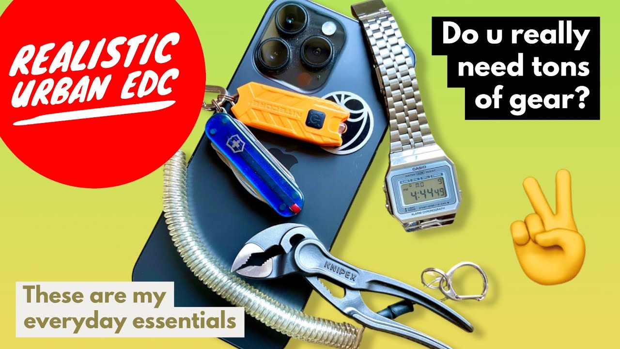 Realistic edc (uk) - this is what I carry and it's fine. - YouTube