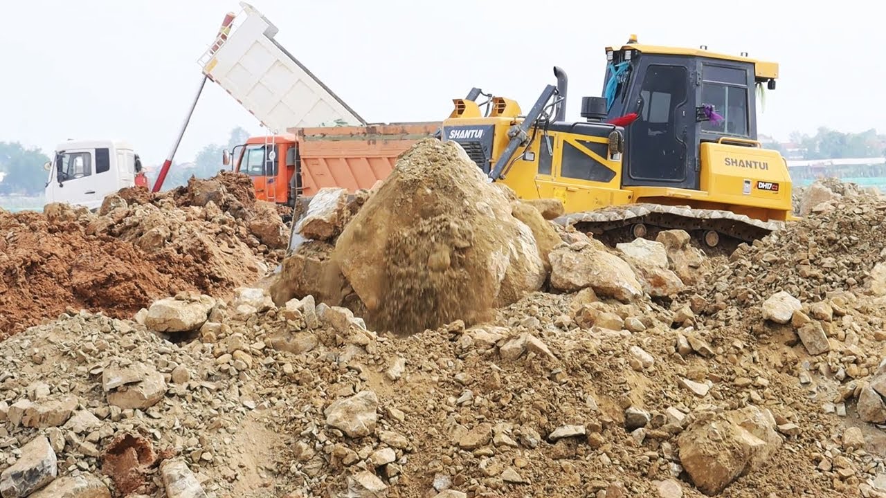 Perfectly Strong Power Wheel Loader & Bulldozer Experience Operator ...