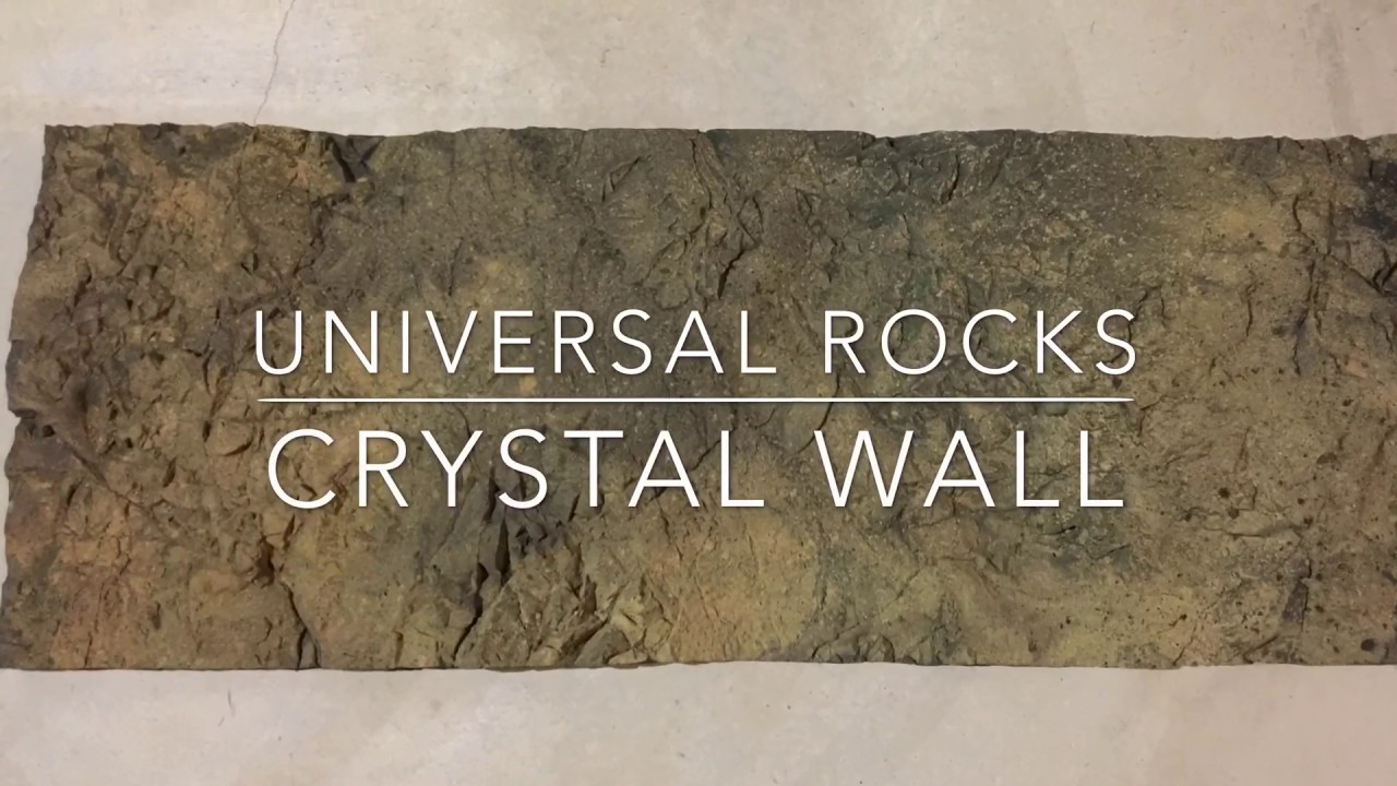 Universal Rocks - Crystal Wall 3D Background Install - YouTube