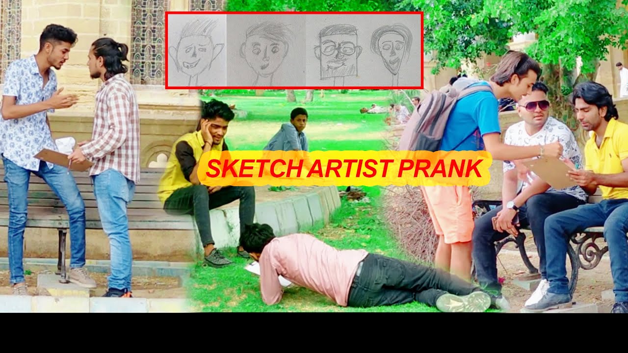 Fake Sketch Artist Prank | Funny Reaction | 2023 | @P4Prankster - YouTube