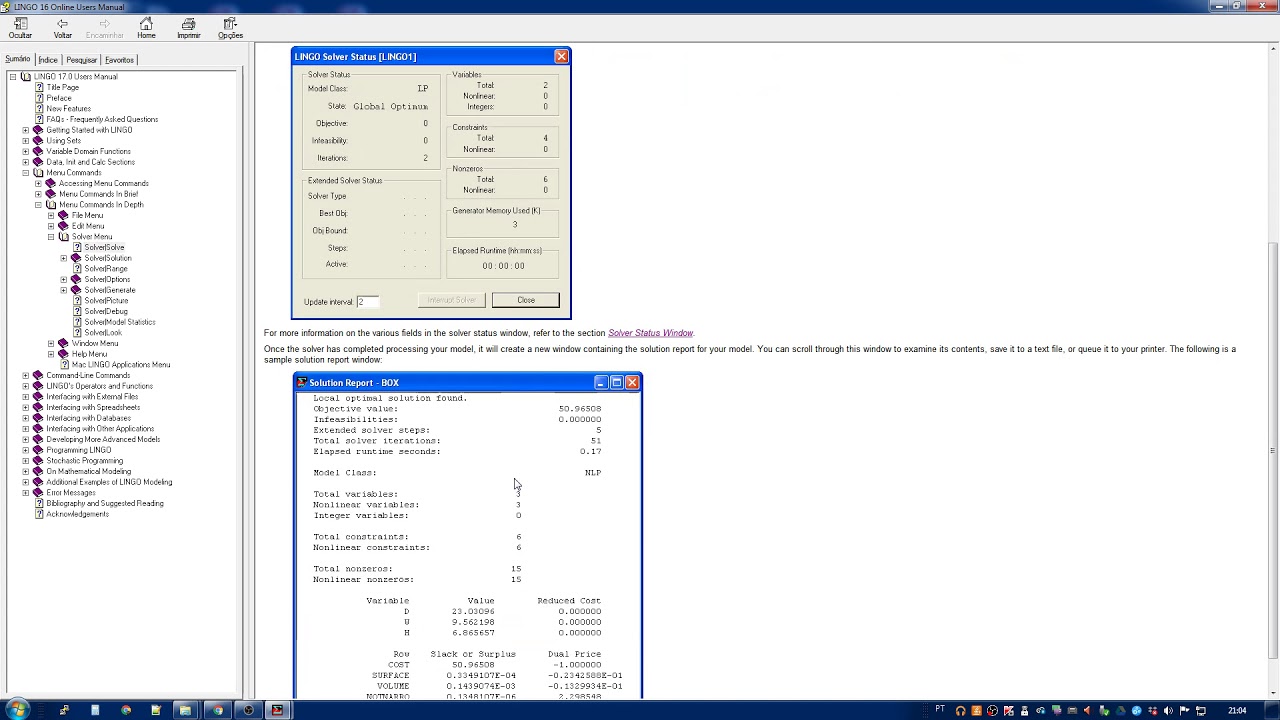 [#56] Manual do Lingo - Solver Menu - Solve - YouTube