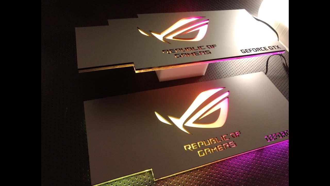 Dual Sli Asus 1080ti strix - YouTube