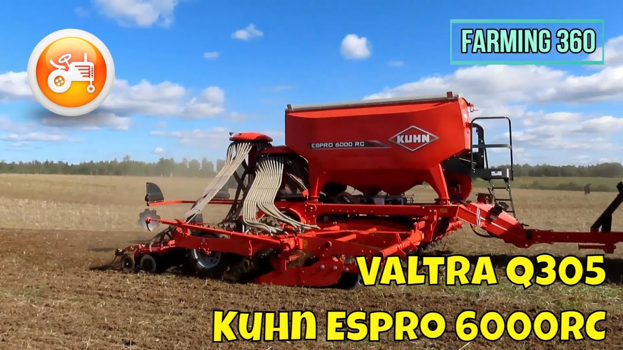 Seeding Demonstrations 2023 | Kuhn Espro 6000RC & Valtra Q305 - YouTube