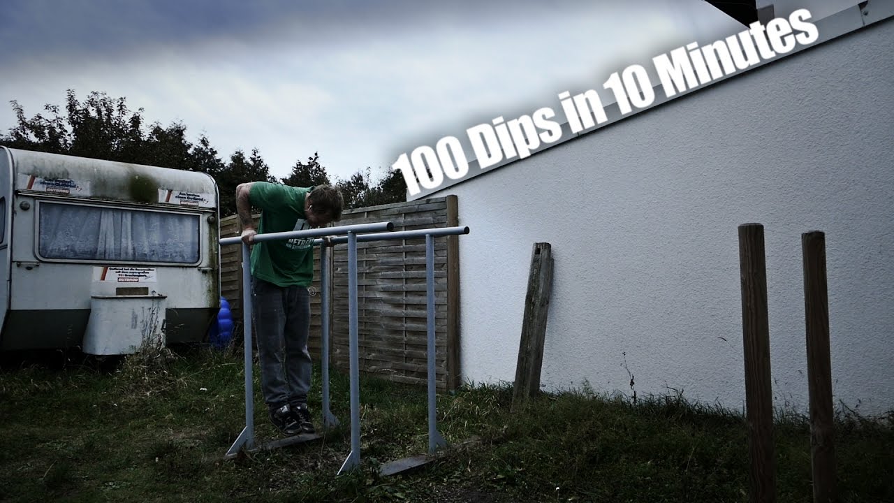 100 Dips in 10 Minutes - YouTube