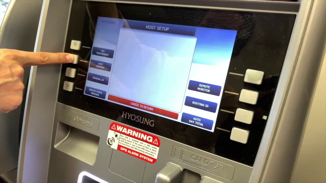 Hyosung ATM Setup - Step By Step for CDS - YouTube