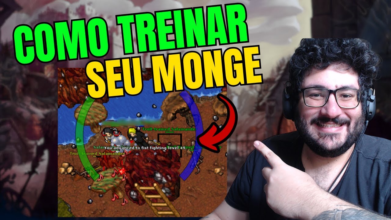 TREINANDO MONGE EM DAWNPORT! Como sair na frente no dia 8 de abril! | Tibia | 2025 - YouTube