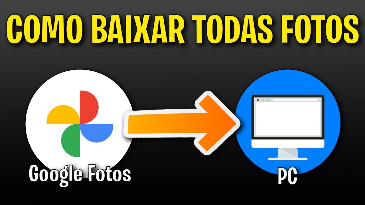 Como Baixar Todas as Fotos do Google Fotos para o PC ou Notebook - Guia Completo - YouTube