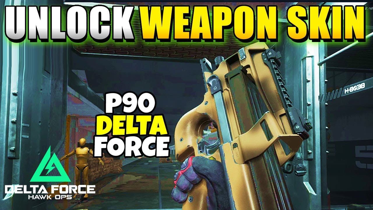 Delta Force How to Unlock Secret Weapon Skin (P90 Delta Force) Easter ...