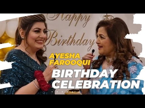 Ayesha Farooqui Vice President Pakistan Overseas Community Global Birthday Celebration | Nisho ...