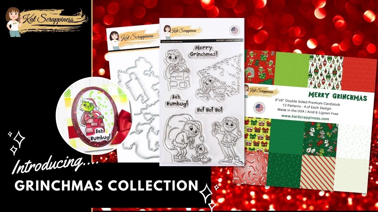 Introducing: The Grinchmas Collection Stamps & Papers - YouTube