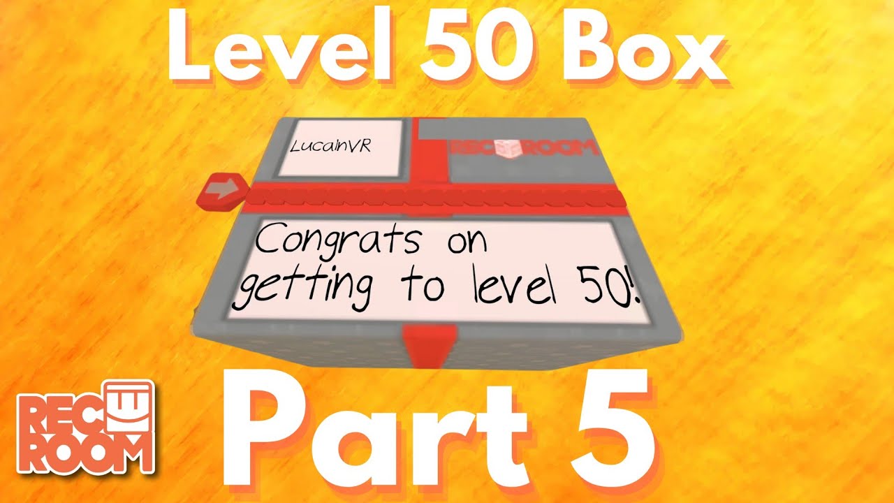 Rec room level 50 box opening compilation part 5 - YouTube