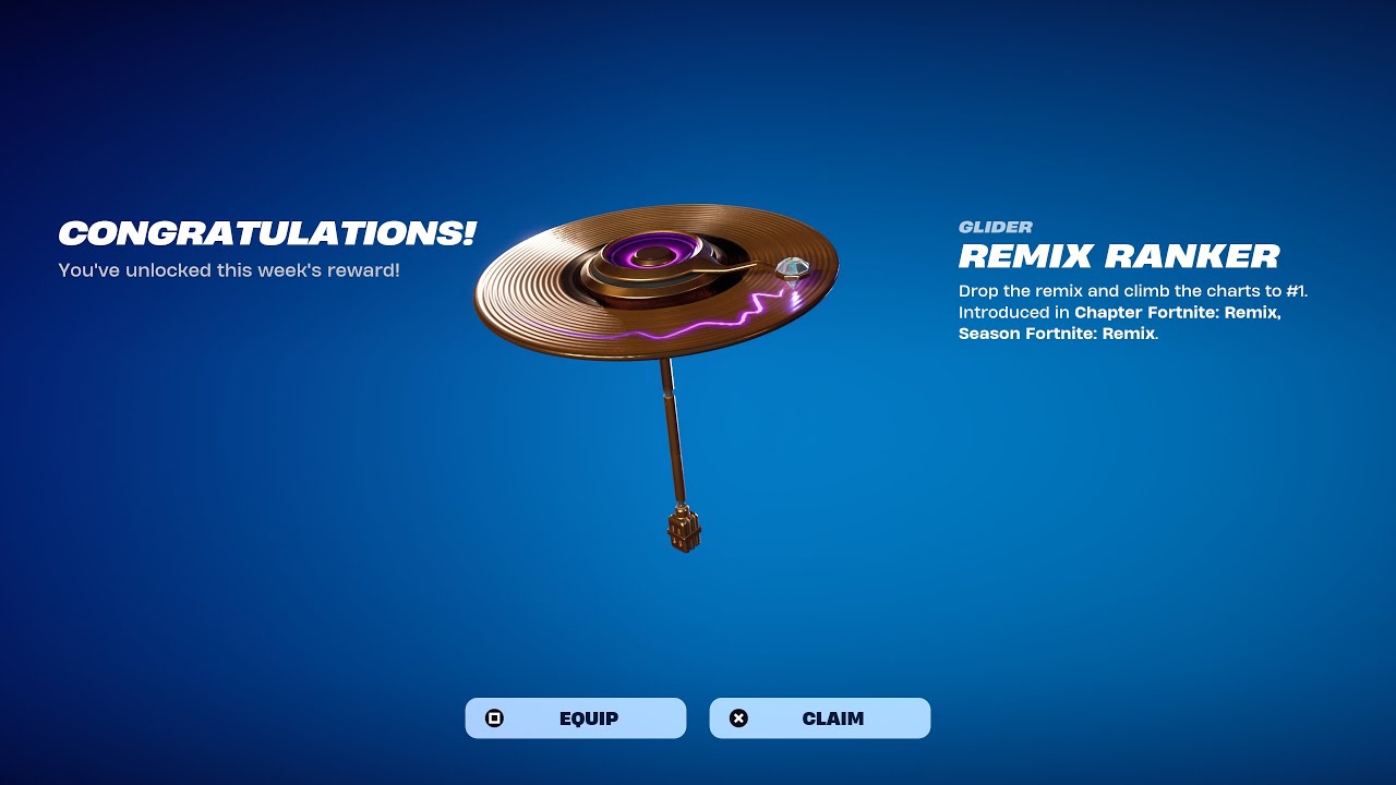 HOW TO GET RANKED REMIX RANKER UMBRELLA GLIDER IN FORTNITE! - YouTube