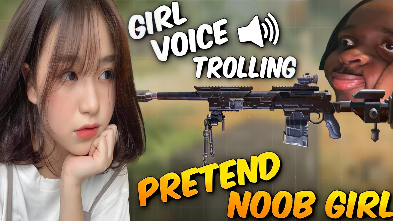 PRETENDING NOOB GIRL VOICE TROLLING IN CODM - YouTube