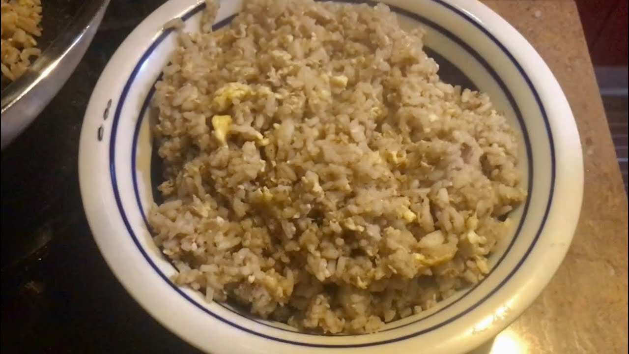 Simple Pinoy Egg Fried Rice Recipe - Filipino Breakfast - YouTube