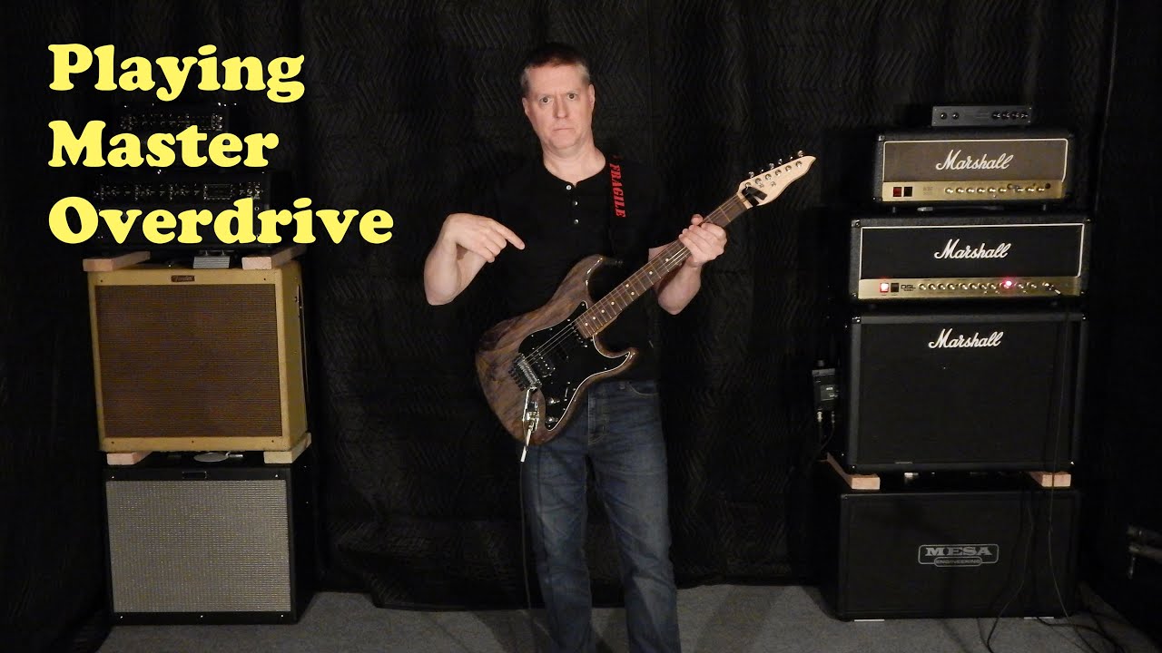 How to Play the Master Overdrive title track Outro section (recorded ...