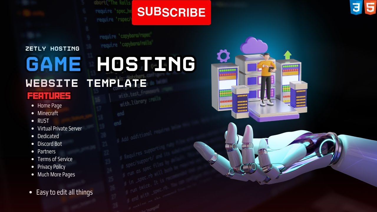 Game Hosting Website Template| Paid | Html - YouTube