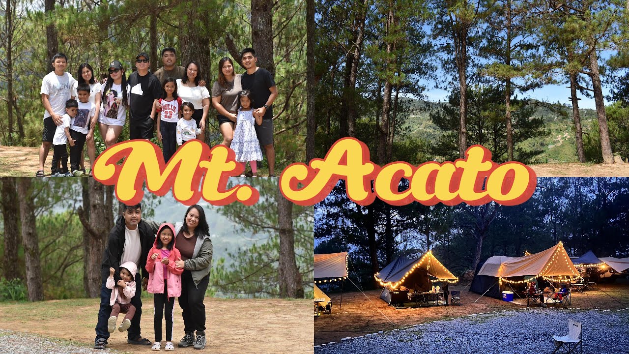 Exclusive Camping at Mt. Acato | Tublay Benguet | Tree Planting | 4K ...