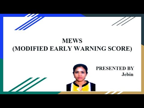 MEWS (MODIFIED EARLY WARNING SCORE) - YouTube
