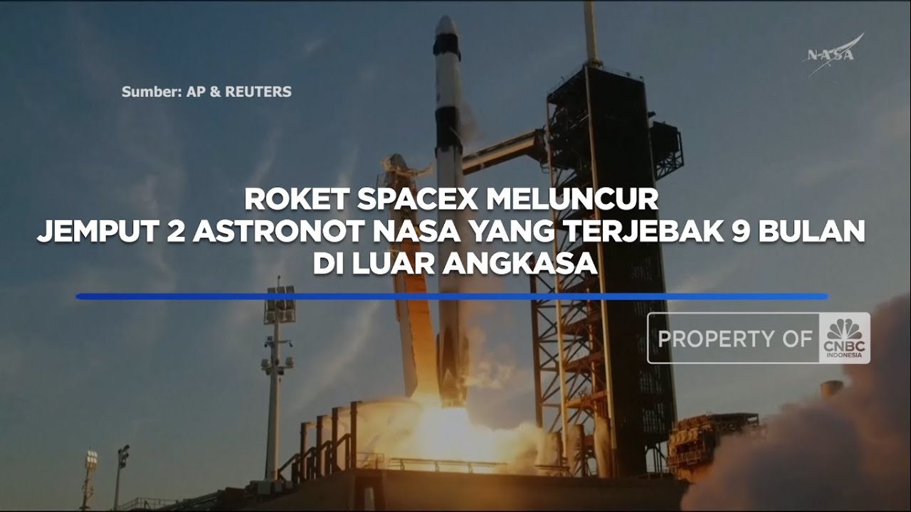 Roket SpaceX Jemput 2 Astronot NASA Yang Terjebak 9 Bulan di Luar ...