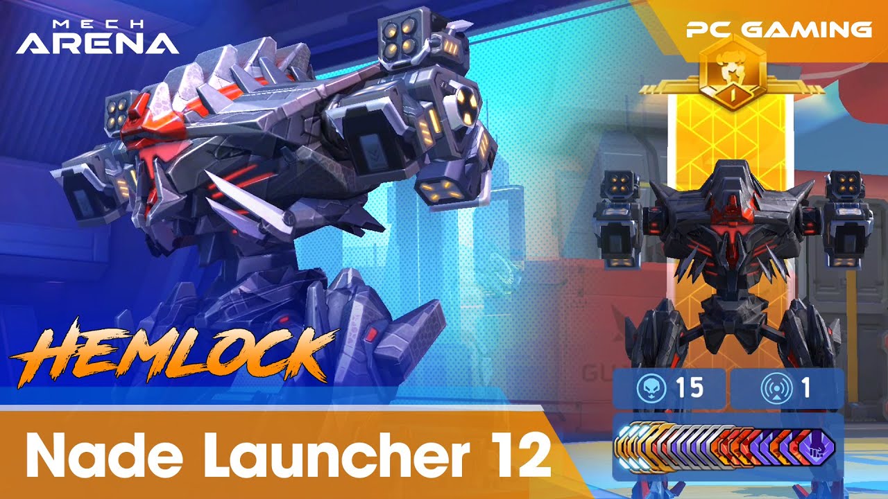Mech Arena VN# 984| Hemlock Cối Lựu Đạn 12 - Cực phẩm mới - YouTube
