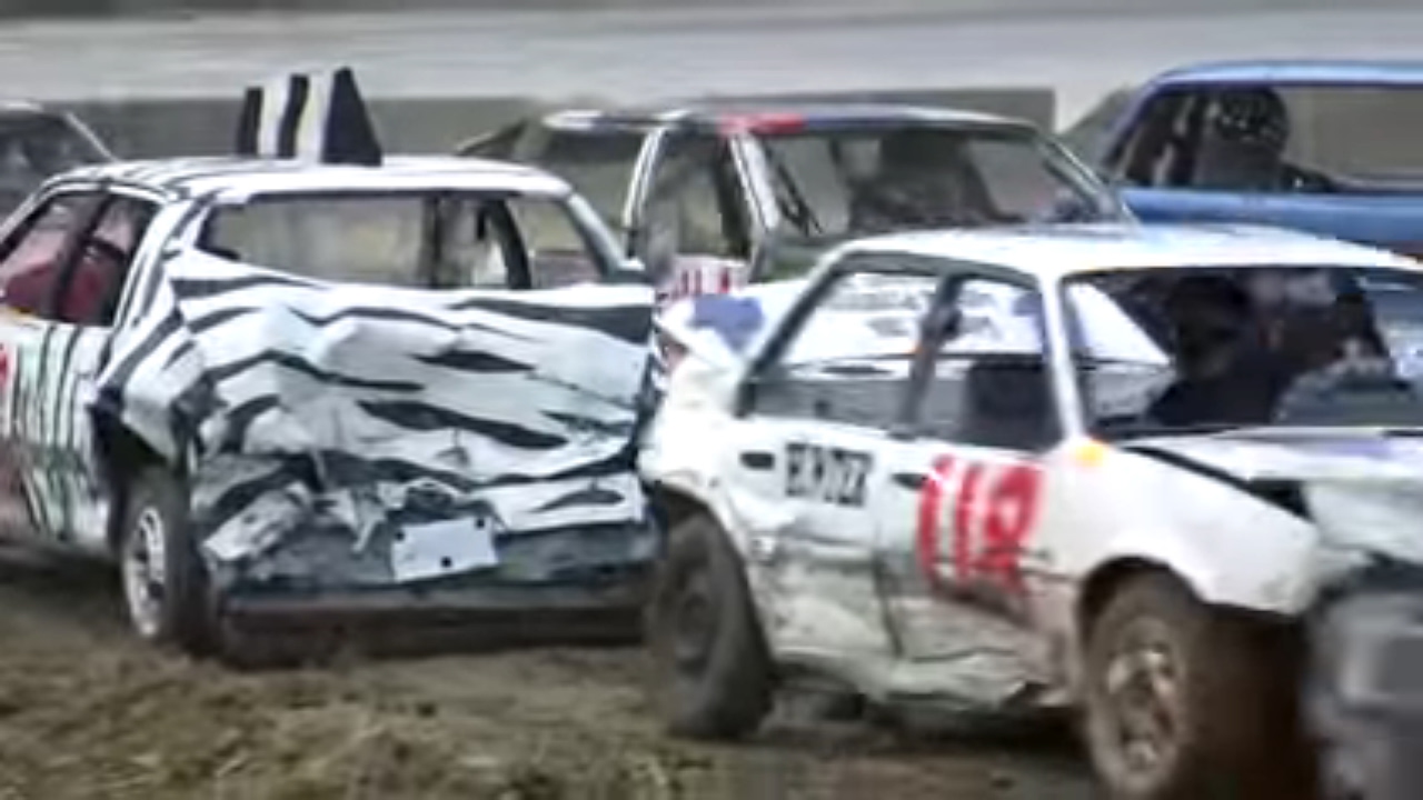 Small Car Demolition Derby Compact Car Washington County Fair 2011 by ...