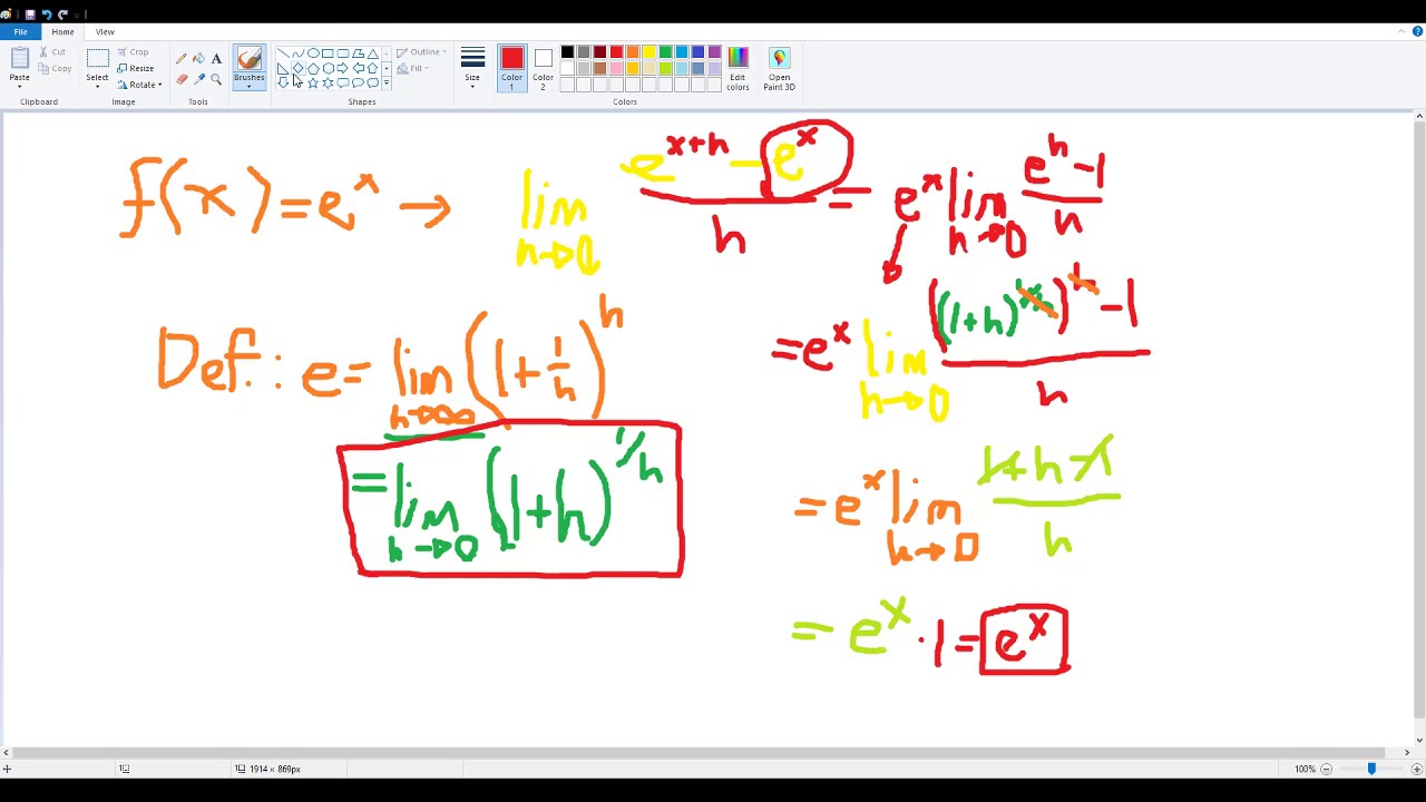 Finding the derivative of a^x via proof! - Calculus practice! - YouTube