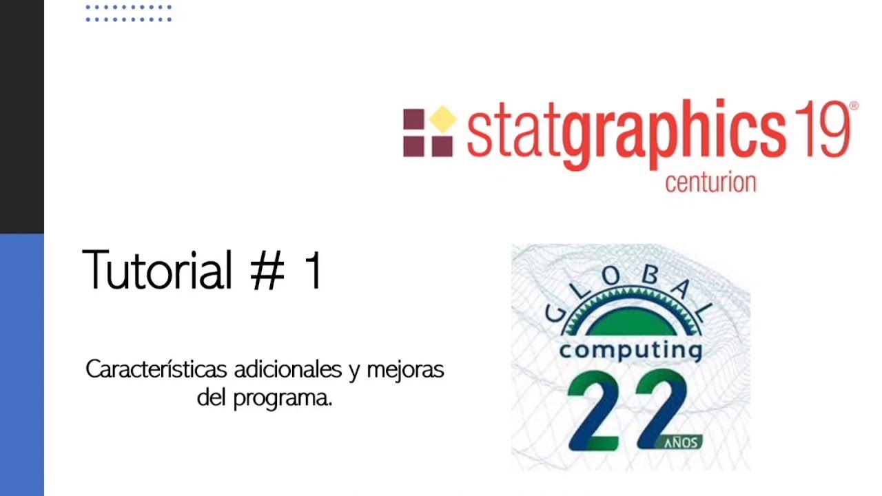 Tutorial Statgraphics: Características Statgraphics Centurion 19 - YouTube