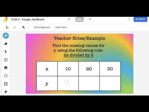 Number Patterns using Input/Output Tables - YouTube