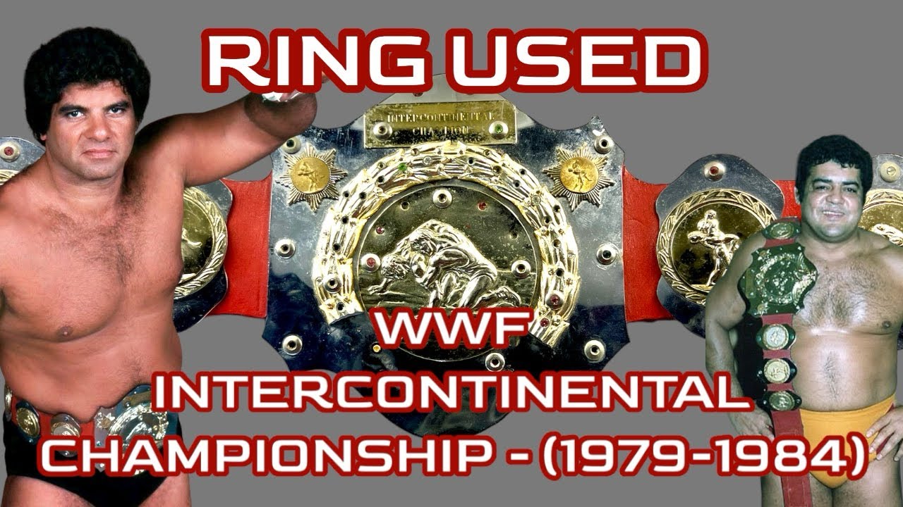 “Ring Used” WWF Intercontinental Championship - (1979-1984) held by ...