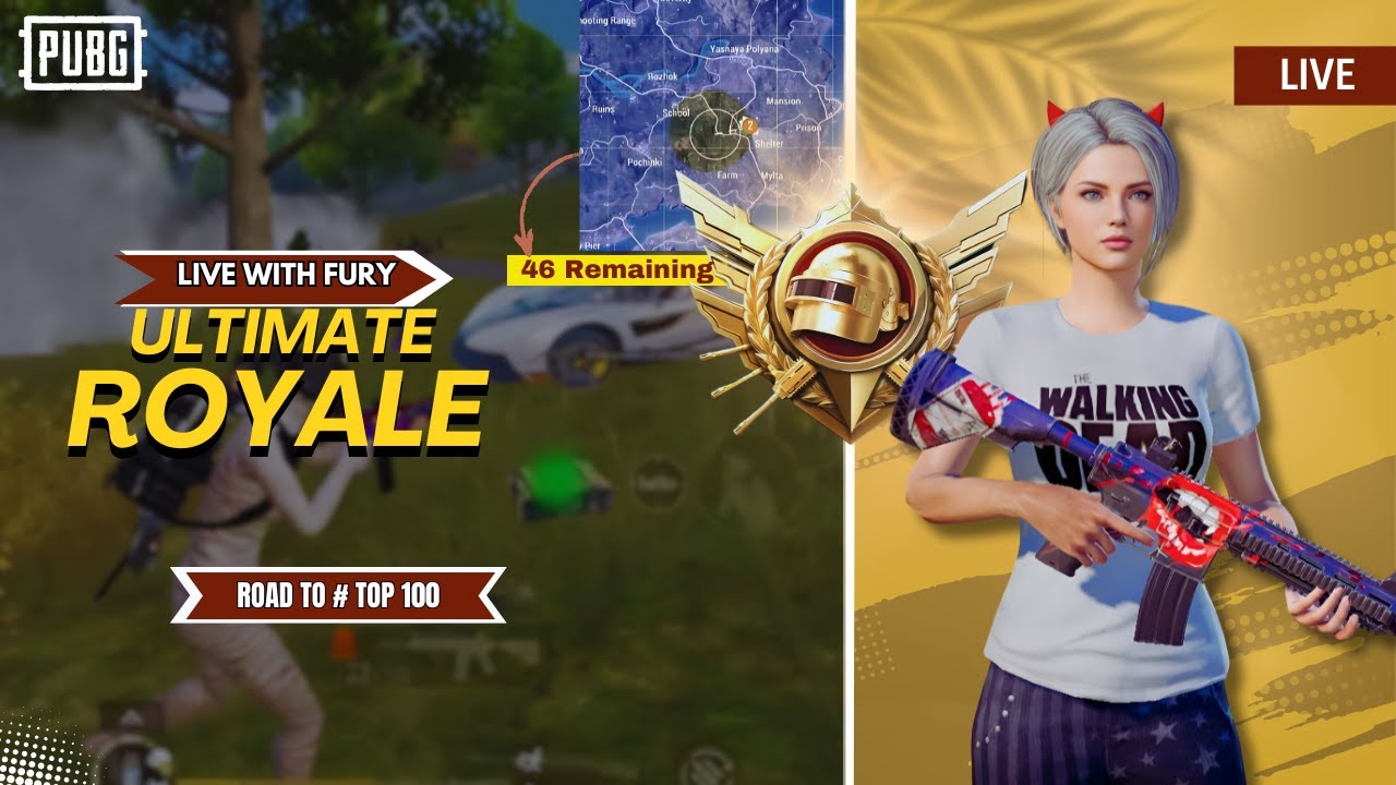 Road to 200 Subscribers | Playing Ultimate Royale | Live With Fury🎯🔥💪 ...