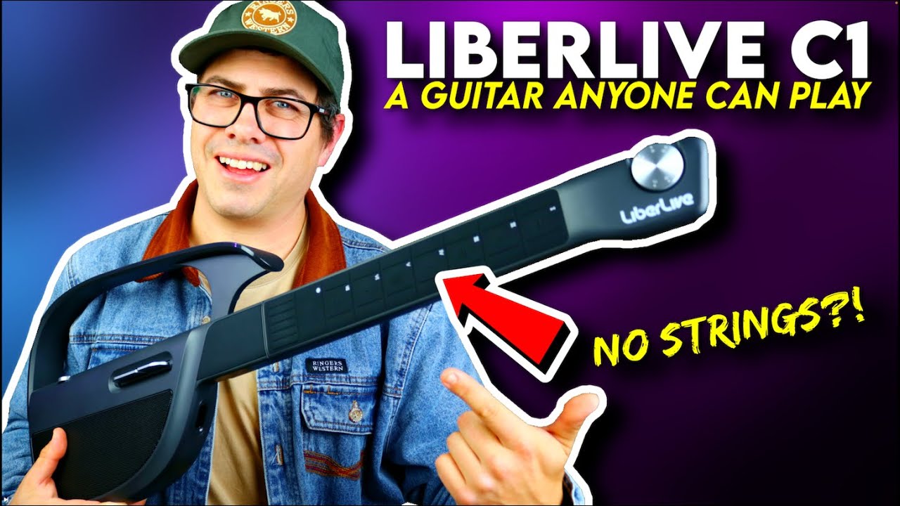 Liberlive C1 Stringless Smart Guitar Studio Test / A Guitar Anyone Can ...