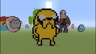 Minecraft Pixel Art Tutorial: Jake the Dog (READ DESC) | Doovi