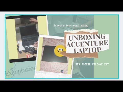 Accenture Laptop unboxing /Accenture welcome kit for new joiners - YouTube