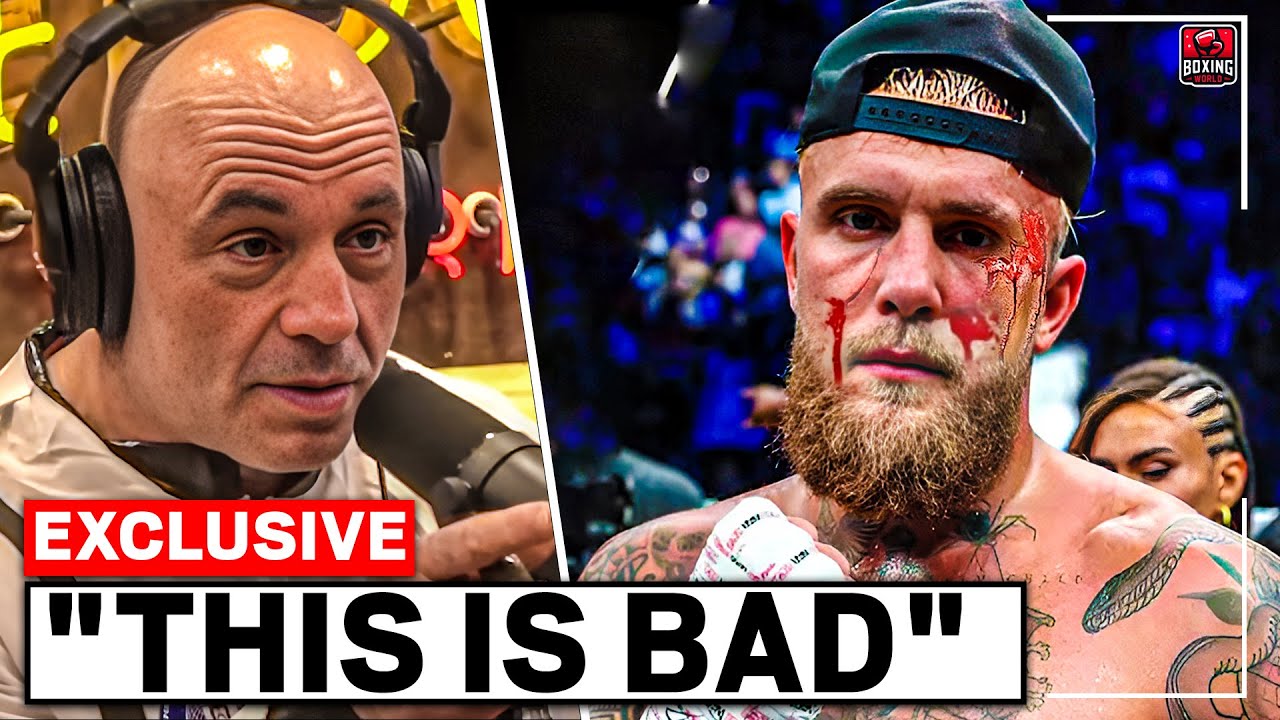 Joe Rogan Just DESTROYED Jake Paul After He QUIT Mike Tyson Fight - YouTube