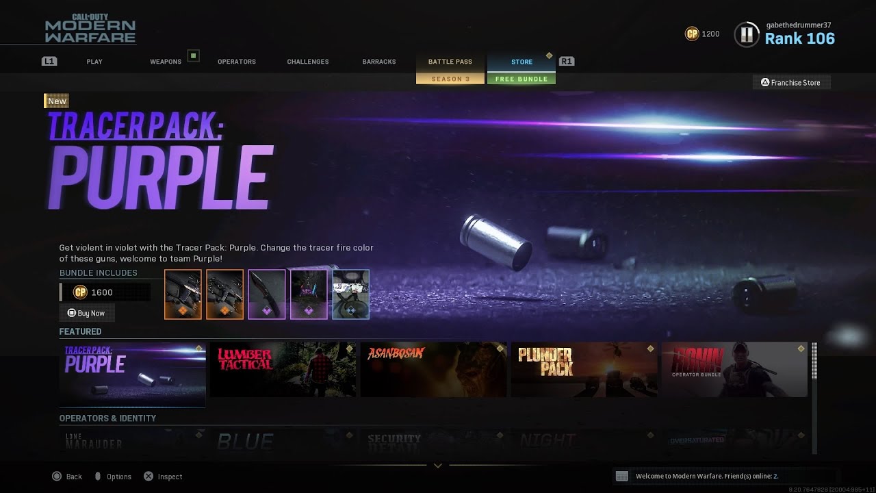 Call Of Duty Modern Warfare Purple Tracer MP7 I’m In Love 😻 - YouTube