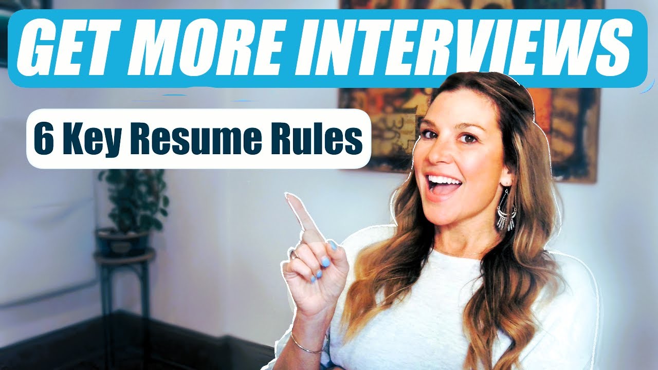 Golden Rules Of Resume Writing You NEED Today - YouTube