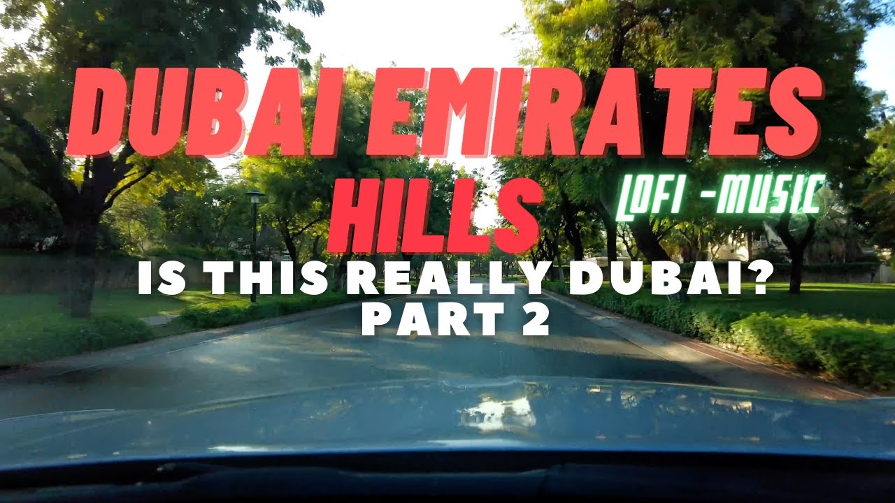Emirates Hills Dubai & Springs Drive 4k - YouTube