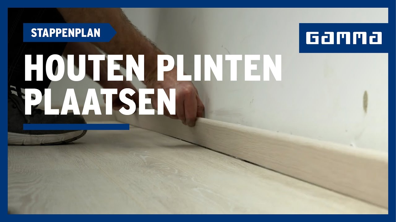 Zelf houten plinten plaatsen in 6 stappen | GAMMA België - YouTube