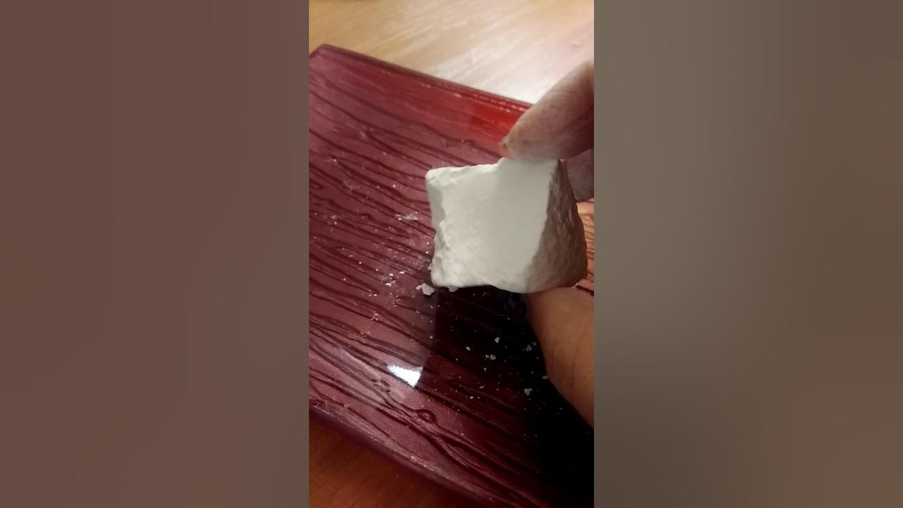 Хруст и описание мела ВОЛОКОНОВКА - YouTube