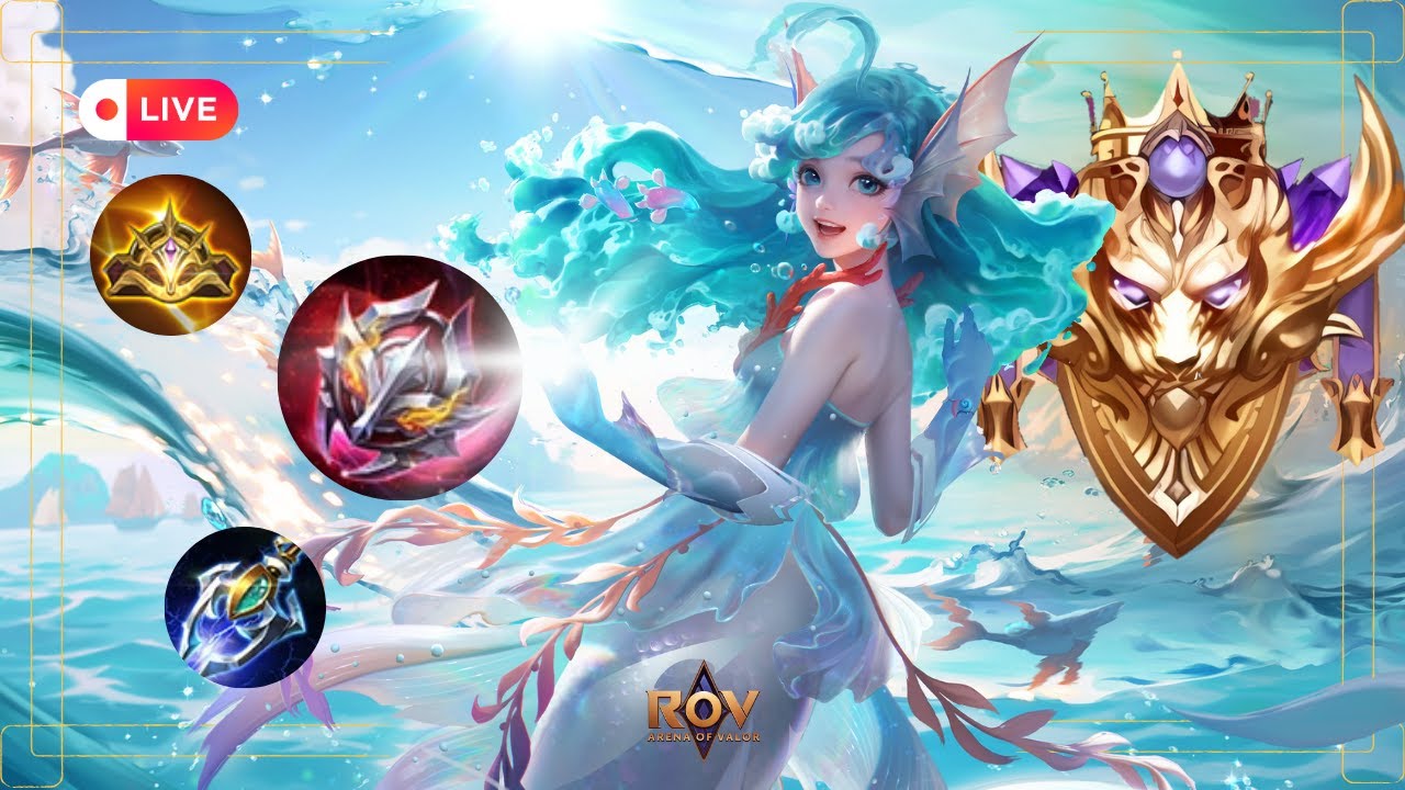 🔴LIVE !! RoV | Dolia ระเบิดพลังเวทน้ำ ดันเม็ดม่วง ! - YouTube