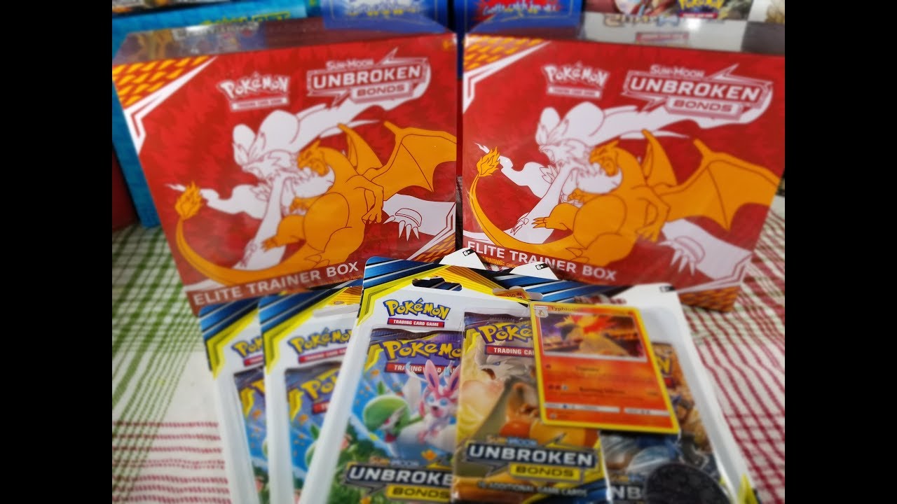 *UNBROKEN BONDS POKEMON CARDS!* *Elite Trainer Boxs with 3 Packs* - YouTube