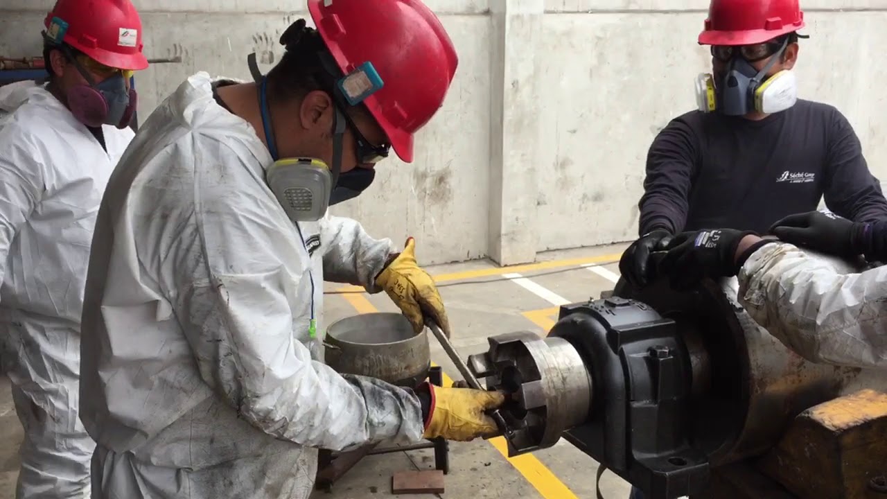 Montaje de acople para motor hidraulico - YouTube