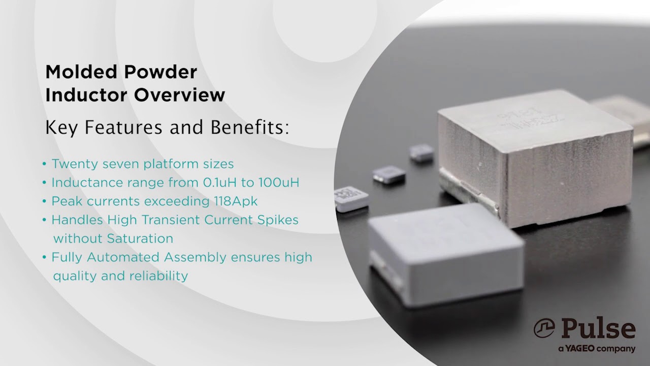Molded Powder Inductors - YouTube